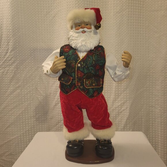 christmas fantasy | Holiday | Vtg 999 Musical Santa Rockin Around Santa Collectibles Dances To ...